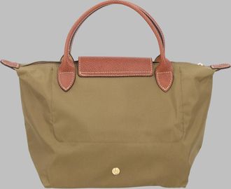 Longchamp Womens Handbag Le Pliage Original Green Polyamide Handbags Hand Bags