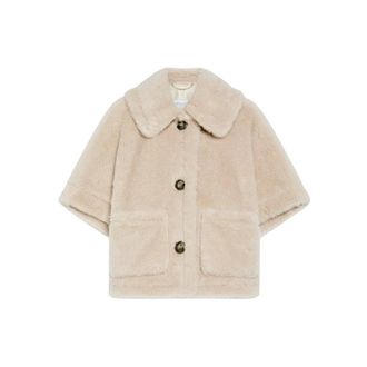 Max Mara Boxy Cape - - Jackets - Damen - Beige - M