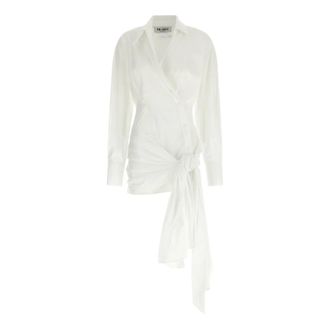 The Attico Hatty Mini Hemdkleid - - Dresses - Damen - Wei&szlig; - XS