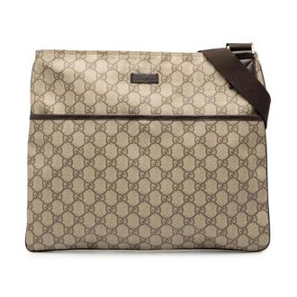Gucci Sac bandouli&egrave;re &agrave; motif Pre-owned - Femme - Pre-owned - Brun - Taille: ONE Size