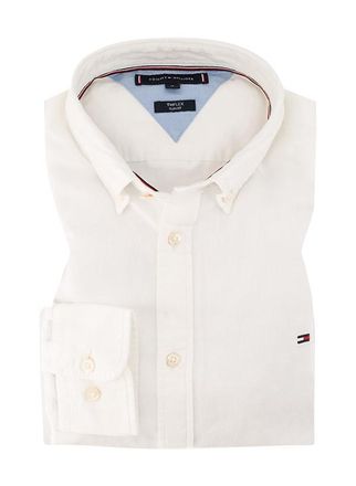 Tommy Hilfiger Herren Hemd weiß Baumwolle