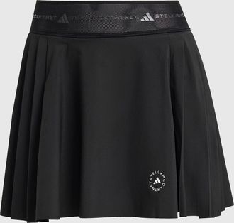 Stella McCartney TruePurpose Training Pleated Skort, Woman, Black, Size: XL