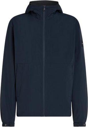Tommy Hilfiger Kapuzenjacke mit Logo-Patch in Blau