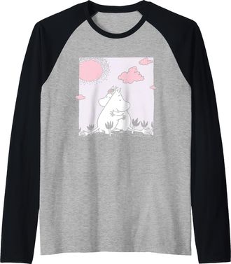 Moomin troll & Snorkmaiden lieben Umarmungen Raglan