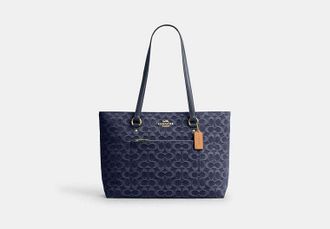 Coach Station Tote Bag Aus Signature-Denim