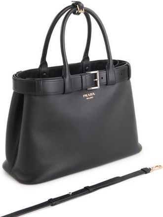 Prada Sac &agrave; main en cuir Buckle