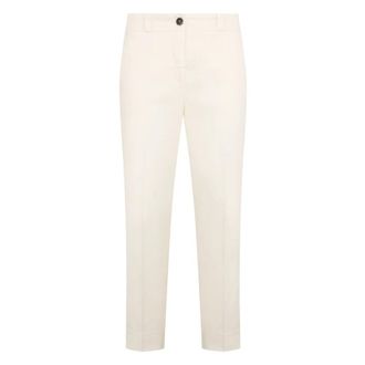 PESERICO Femme, Pantalons, Blanc, Taille: 48 FR Pantalons