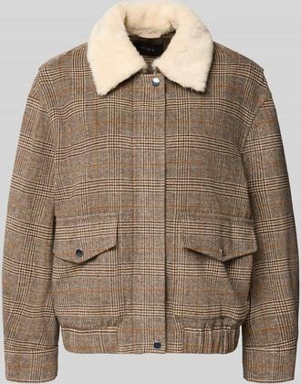 Oui Regular Fit Jacke mit Woll-Anteil