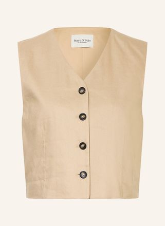 Marc O'Polo Marc Opolo Blazerweste Mit Leinen beige