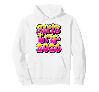 BDAZ 2026 Gruppenurlaub mit rosafarbenem Graffiti-Design f&uuml;r M&auml;dchen Pullover Hoodie