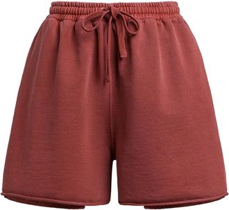 12 Storeez short en éponge à lien de resserrage - Rouge