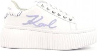 Karl Lagerfeld Femme, Chaussures, Blanc, Taille: 37 EU Kreeper Lo