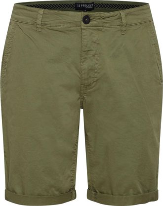 11 Project PRSiljan Herren Chino Shorts Bermuda Kurze Hose mit Stretch Regular Fit, Größe:M, Farbe:Loden Green (180422)