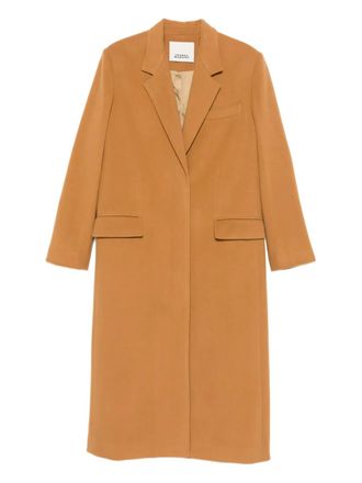 Isabel Marant manteau droit à boutonnage simple - Marron