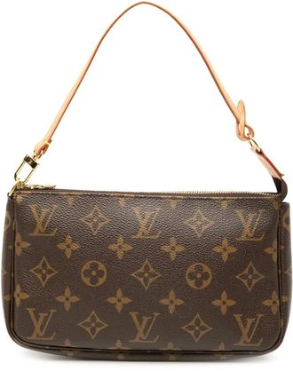 Louis Vuitton Hobo Bags - Monogram Pochette Accessoires - Gr. unisize - in Braun - f&uuml;r Damen