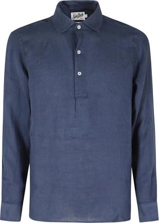 MC2 Saint Barth Homme, Chemises, Bleu, Taille: XL Raphael Polo Long