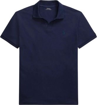 Polo Ralph Lauren Homme, Tops, Bleu, Taille: S Polo en piqu&eacute; coupe slim sur mesure