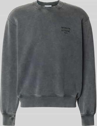 Maison Kitsun&eacute; Oversized Hoodie aus Baumwoll-Mix