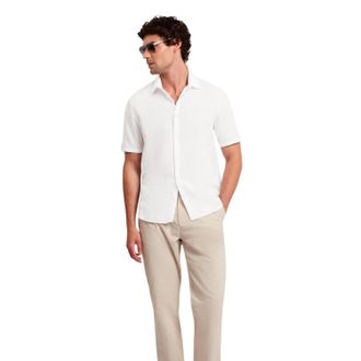 Ted Baker Baker Hemd f&uuml;r Herren, Regul&auml;r, kurz&auml;rmlig (Wei&szlig;)