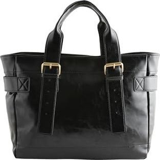 Next Femme Sac &agrave; bandouli&egrave;re avec boucle Noir one size