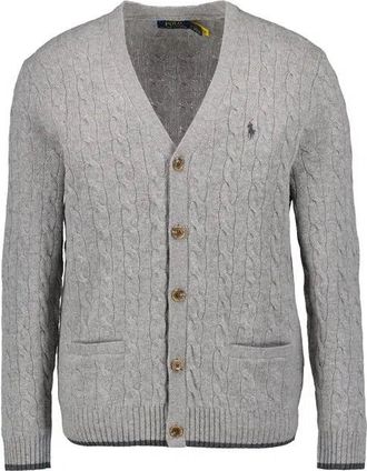 Polo Ralph Lauren Herren Cardigan grau unifarben