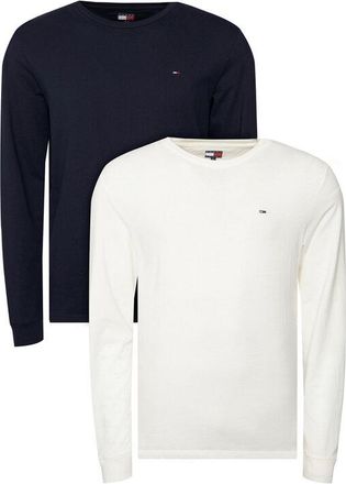 Tommy Jeans Langarmshirt-Set DM0DM22148 Dunkelblau Slim Fit