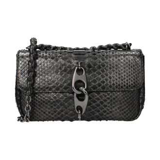 Tom Ford Femme, Sacs, Gris, Taille: ONE Size Skin Shoulder Bag