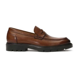 Kazar Braune Loafer auf einer dickeren Sohle - - Shoes - Herren - Braun - 45 EU