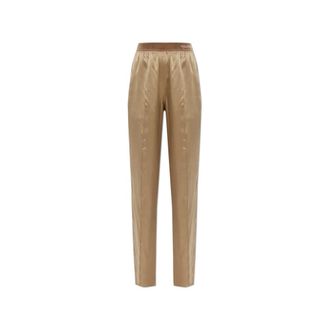 Tom Ford Seiden-Pyjamahose - - Trousers - Damen - Gelb - S