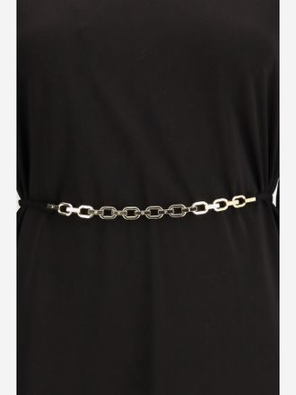 Pinko Womens Short Dress With Structured Shoulders Black Acetate