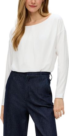 s.Oliver Black Label Damen 2141013 Langarmshirt, 0200, 36