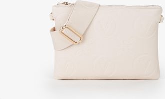 Valentino Handbags Umh&auml;ngetasche VALENTINO BAGS SAMBA RE, Damen, Gr. B/H/T: 25cm x 17,5cm x 2,5cm, ecru, Lederimitat, Taschen Umh&auml;ngetasche, Schultertasche, Handtasche m