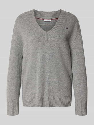 Tommy Hilfiger Pullover aus Wolle mit Logo-Detail