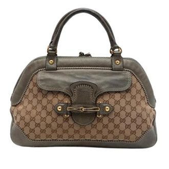 Gucci Pre-owned Canvas Handbag - - Pre-owned - Damen - Braun - ONE SIZE