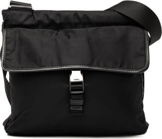 Prada Hobo Bags - Tessuto Zip Top Crossbody - Gr. unisize - in Schwarz - für Damen