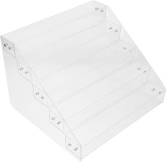 Angoily Klares Acryl Display Regal mit Moderner Optik Vielseitiger Organizer für Zigaretten Kaugummi und Parfüm Langlebiges Gewürzregal für Supermarkt und Ein