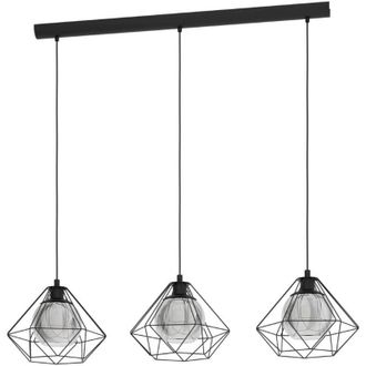 Eglo Suspension Vernham Triple - Noir