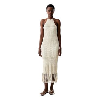 Nanushka Damen, Kleider, Beige, LGr&ouml;&szlig;e