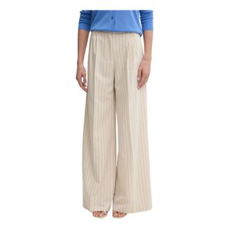 Fracomina Pantalon large - Femme - Pantalons - Beige - Taille: 44 FR