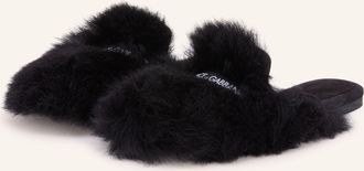 Dolce & Gabbana Pantoletten schwarz