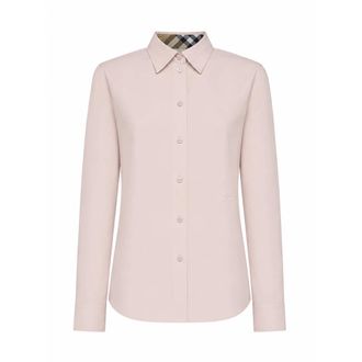 Burberry Katherine Poplin Hemd - - Blouses & Shirts - Damen - Rosa - XS