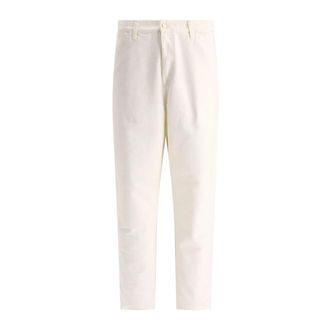 Carhartt Work in Progress Single Knee Pants - - Trousers - Herren - Wei&szlig; - W28 L32