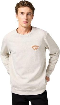 Wrangler Small Logo Crew Maillot de surv&ecirc;tement, Oat Melee, M Homme