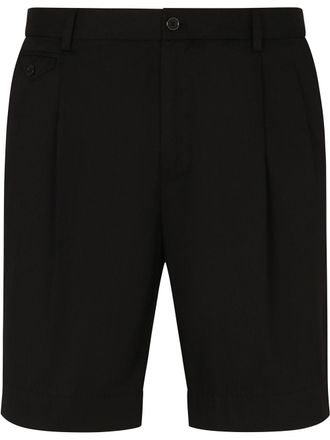 Dolce & Gabbana bermuda &agrave; coupe droite - Noir