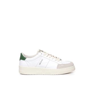 Saint Sneakers Wei&szlig;e Ledersneakers mit Kontrastfarbenem Band - - Shoes - Herren - Wei&szlig; - 40 EU