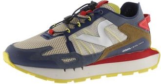 Victoria 1985 Basket Wing Tech Maille & Pièces en Croûte De Cuir & Semelle Dentée 8803111 pour Homme Marino 44