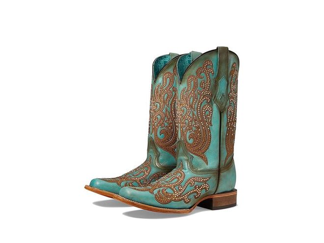 Corral Boots C4095 Cowboy Womens Boots Turquoise : 9.5 B - Medium ...
