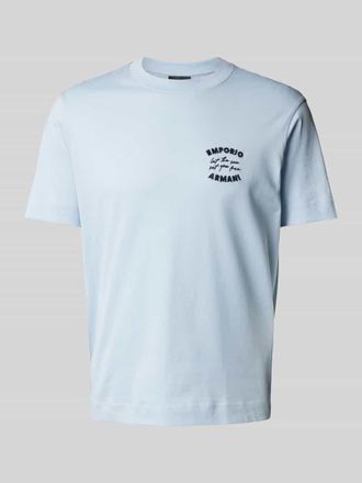 Emporio Armani T-Shirt mit Label-Stitching