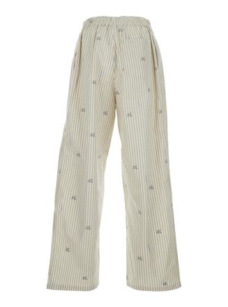 Jacquemus Mens Trousers Beige Cotton