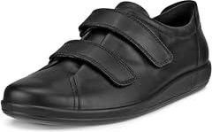 Ecco Soft 2.0, Baskets Basses Femme, Noir Blackwithblacksole 56723, 36 EU